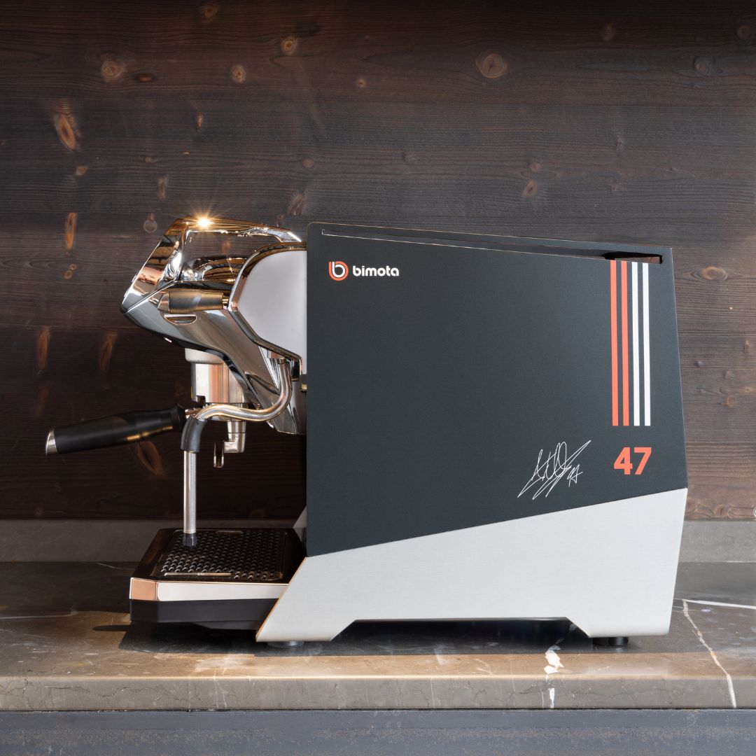 Faemina x BbKRT coffee machine – Bassani Black #47 Limited Edition – WorldSBK Store