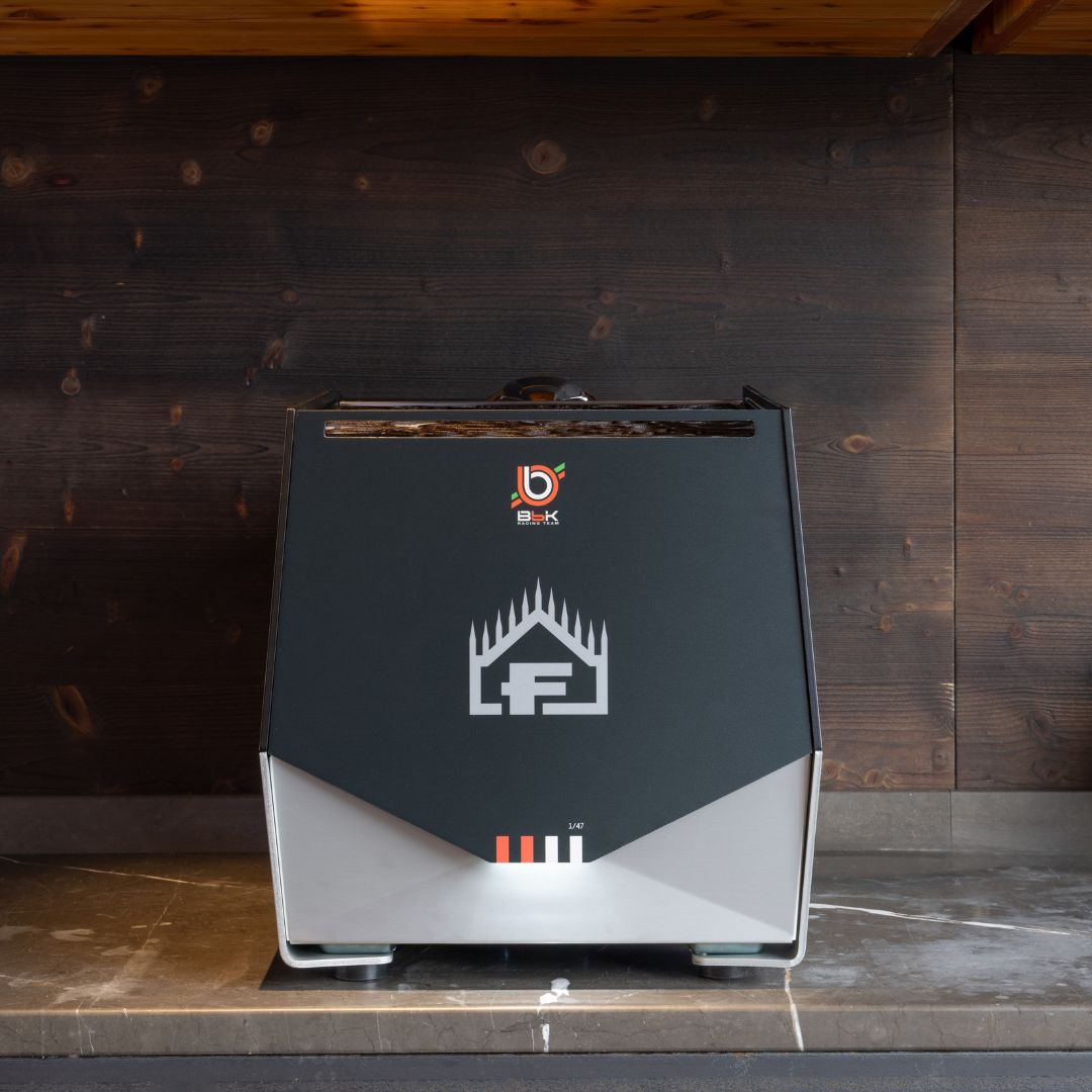 Faemina x BbKRT coffee machine – Bassani Black #47 Limited Edition – WorldSBK Store